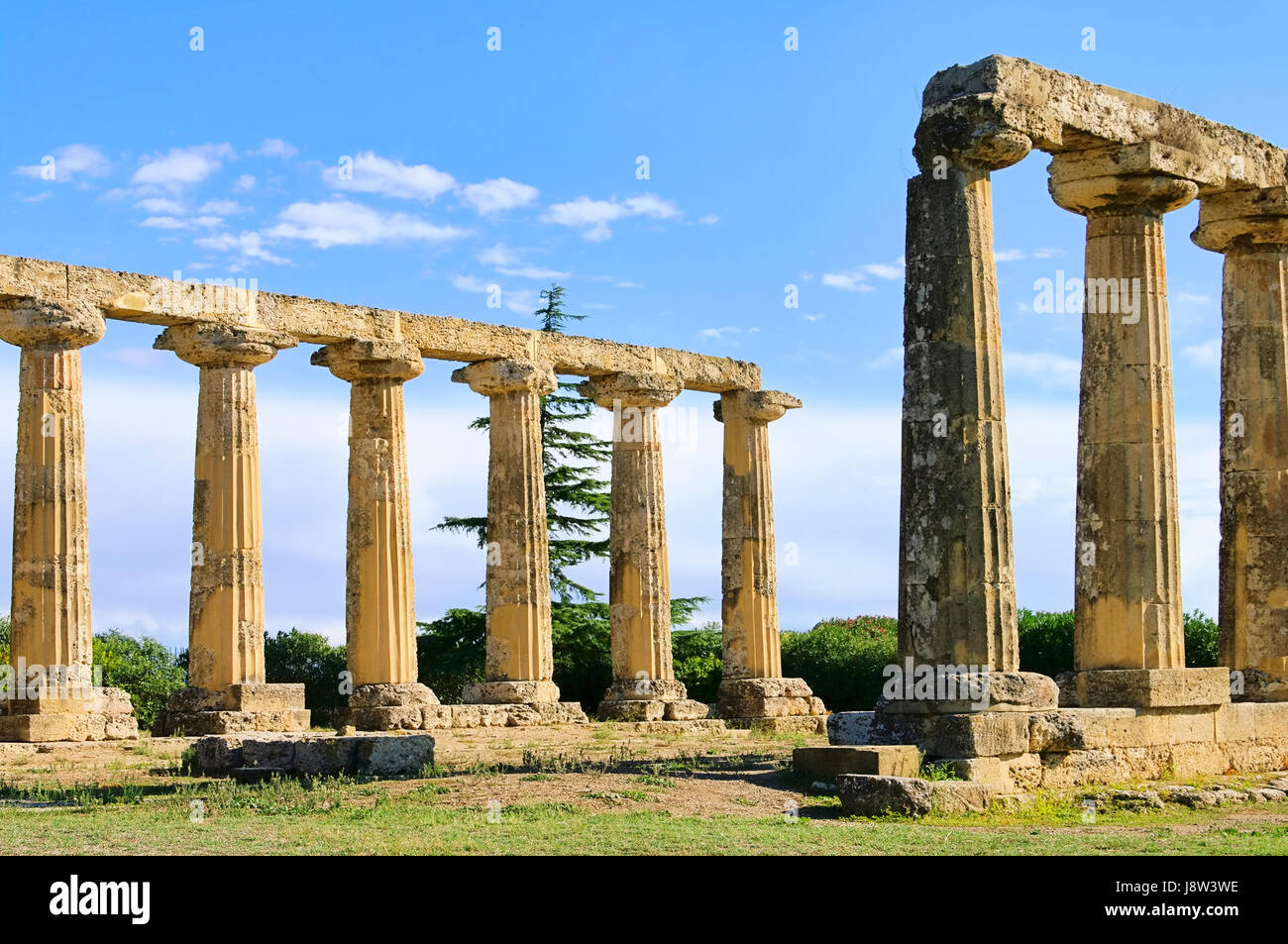 Temple, colonnes, grec, pilier, ruine, roman, religion, temple, antique ...