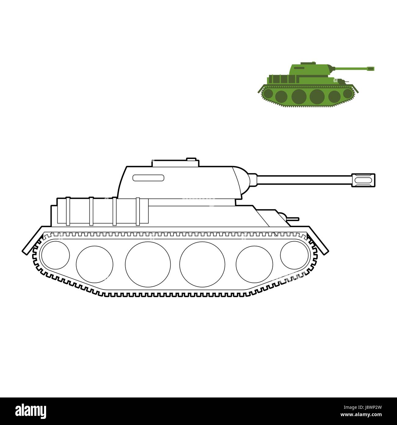 Dessin De Char Militaire