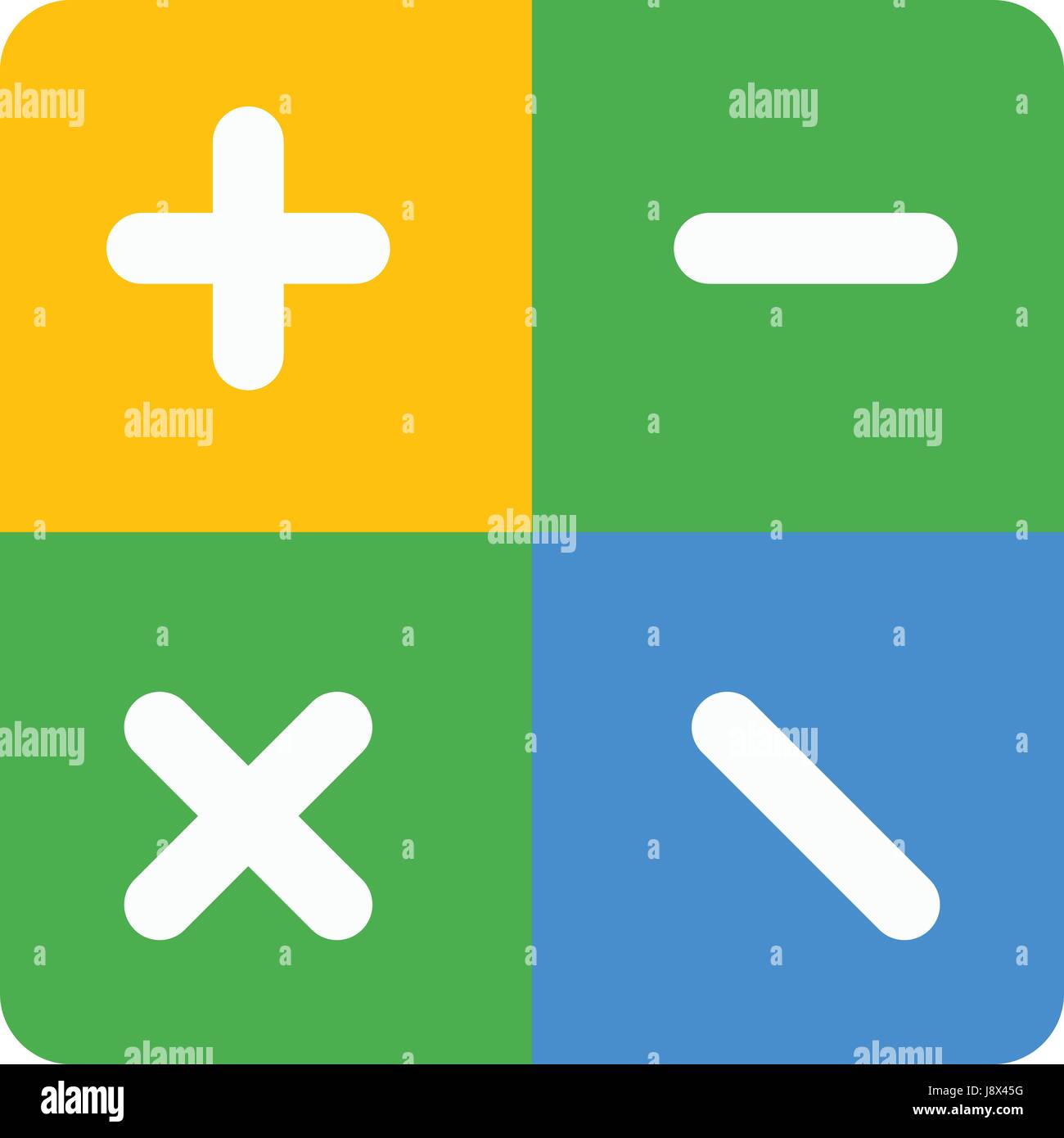 Vecteur de symbole plus et moins Banque d'images vectorielles - Alamy