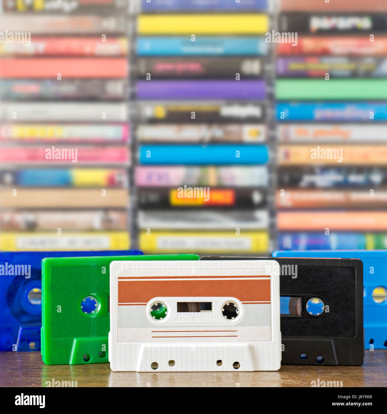 Pile de cassettes Banque de photographies et d’images à haute ...