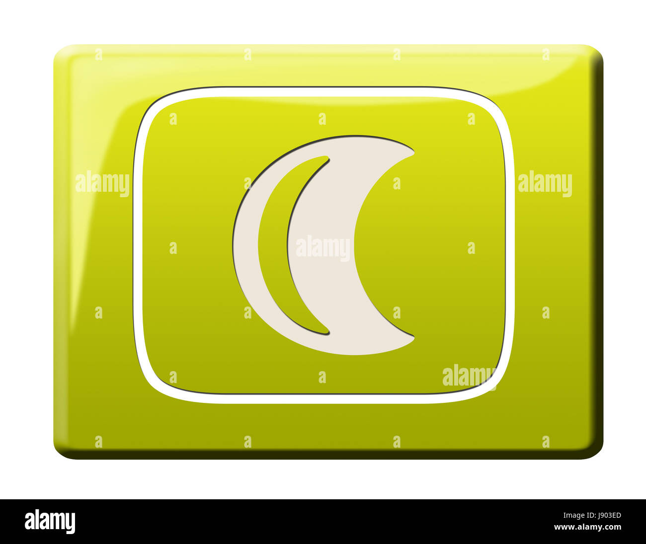 Nuit, nuit, lune, lune, bouton, firmament, ciel, pictogramme, symbole ...