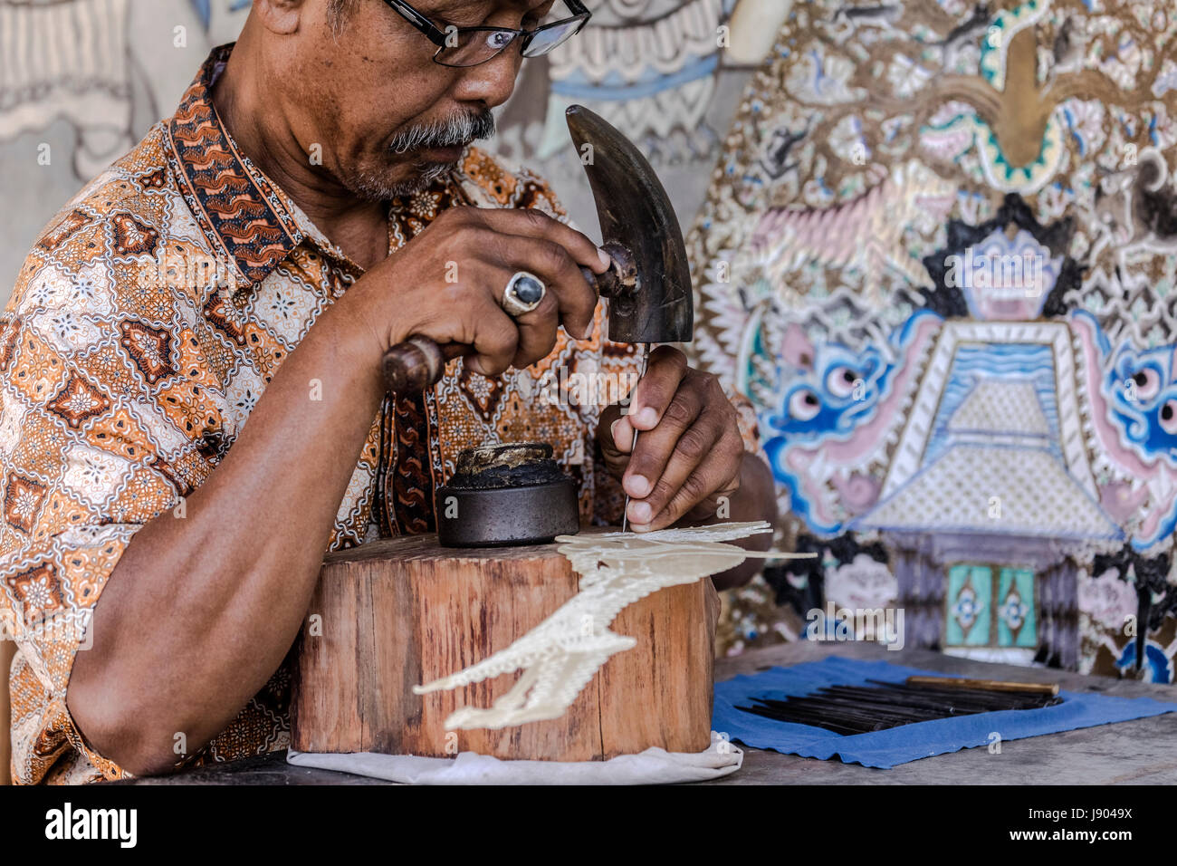 Yogyakarta java indonesia batik fabric Banque de photographies et d ...
