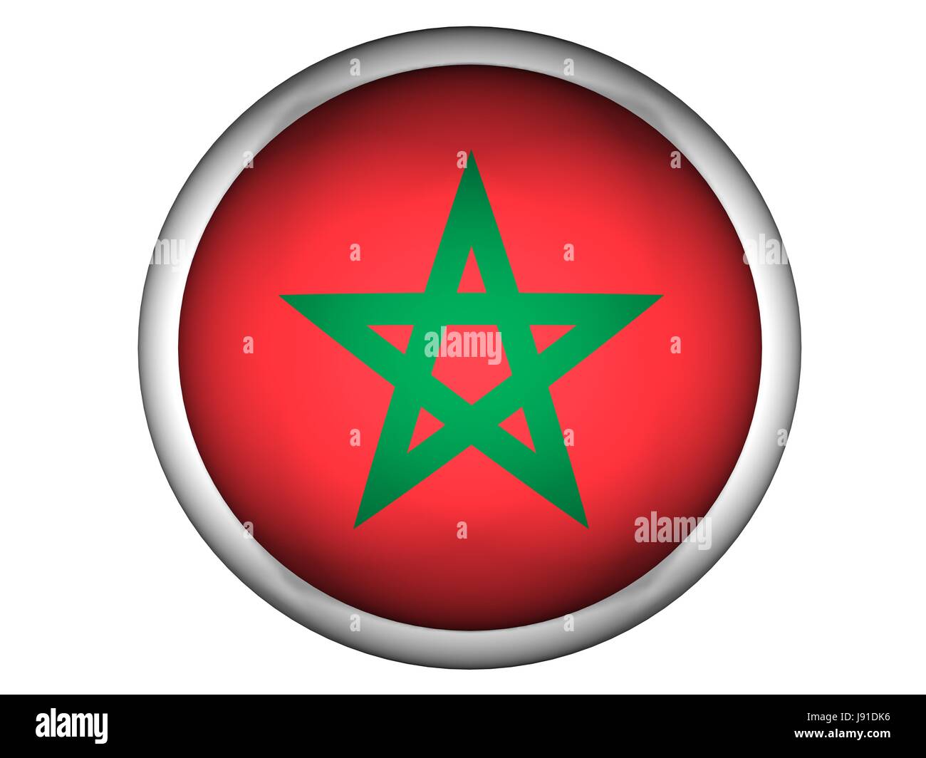 Symbole du maroc rond Banque d'images détourées - Alamy