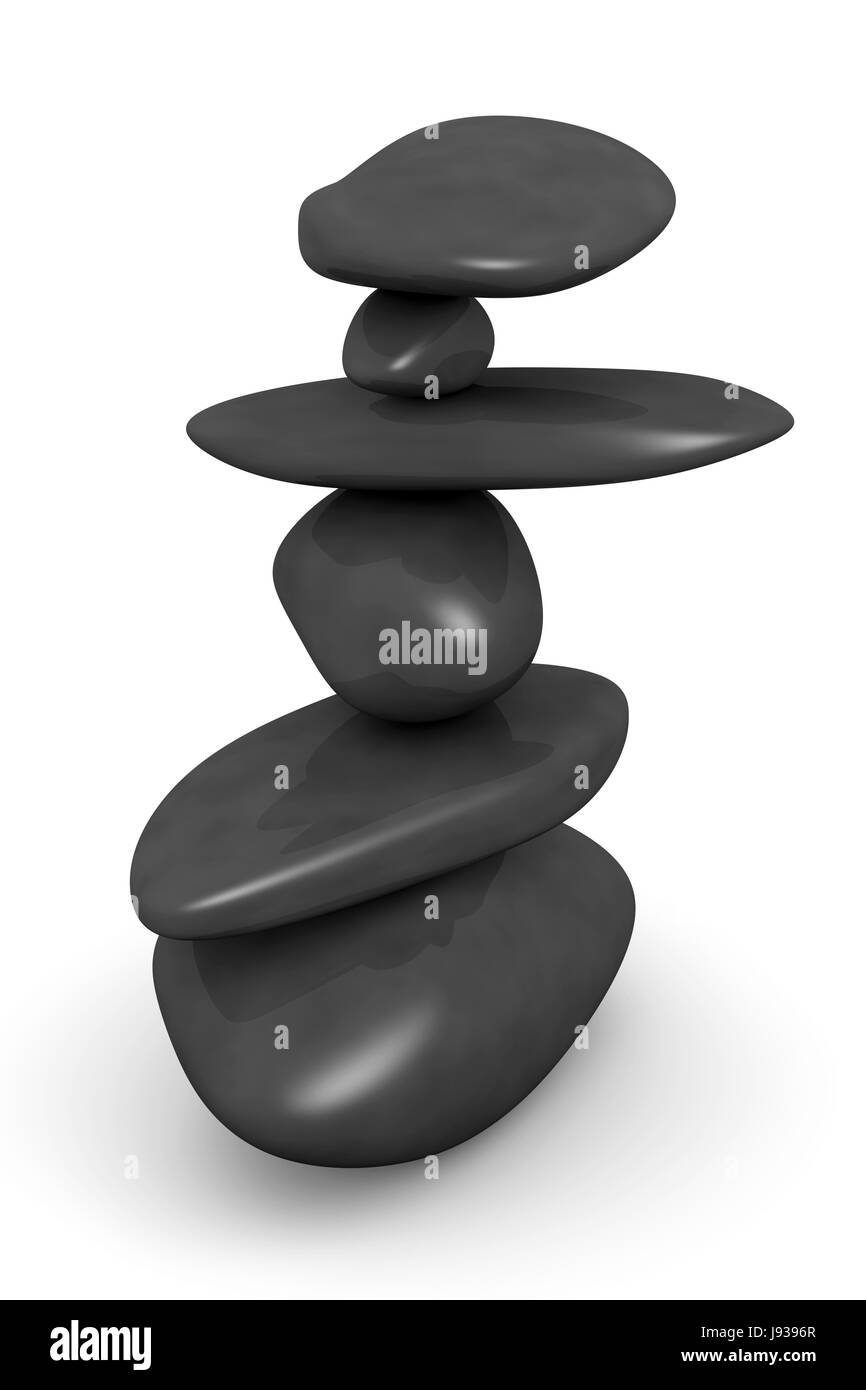 Objet roche Banque d'images noir et blanc - Alamy