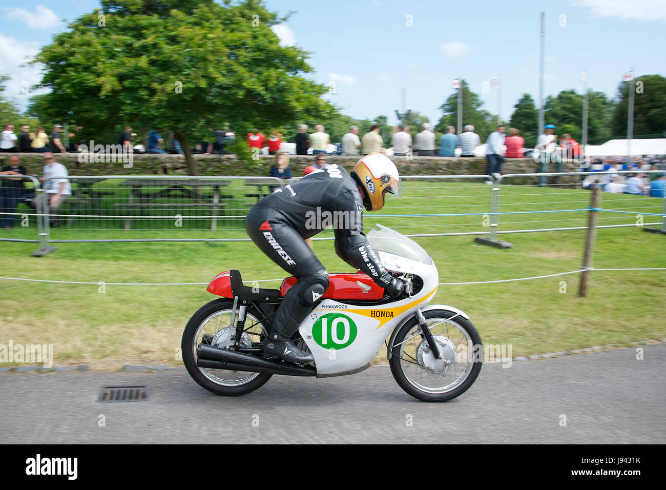 Honda RC162 Classic Moto course de moto au monde montrent à Beaulieu ...