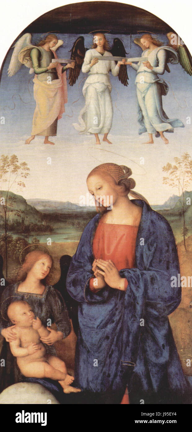 Pietro Perugino Nativity Clipart