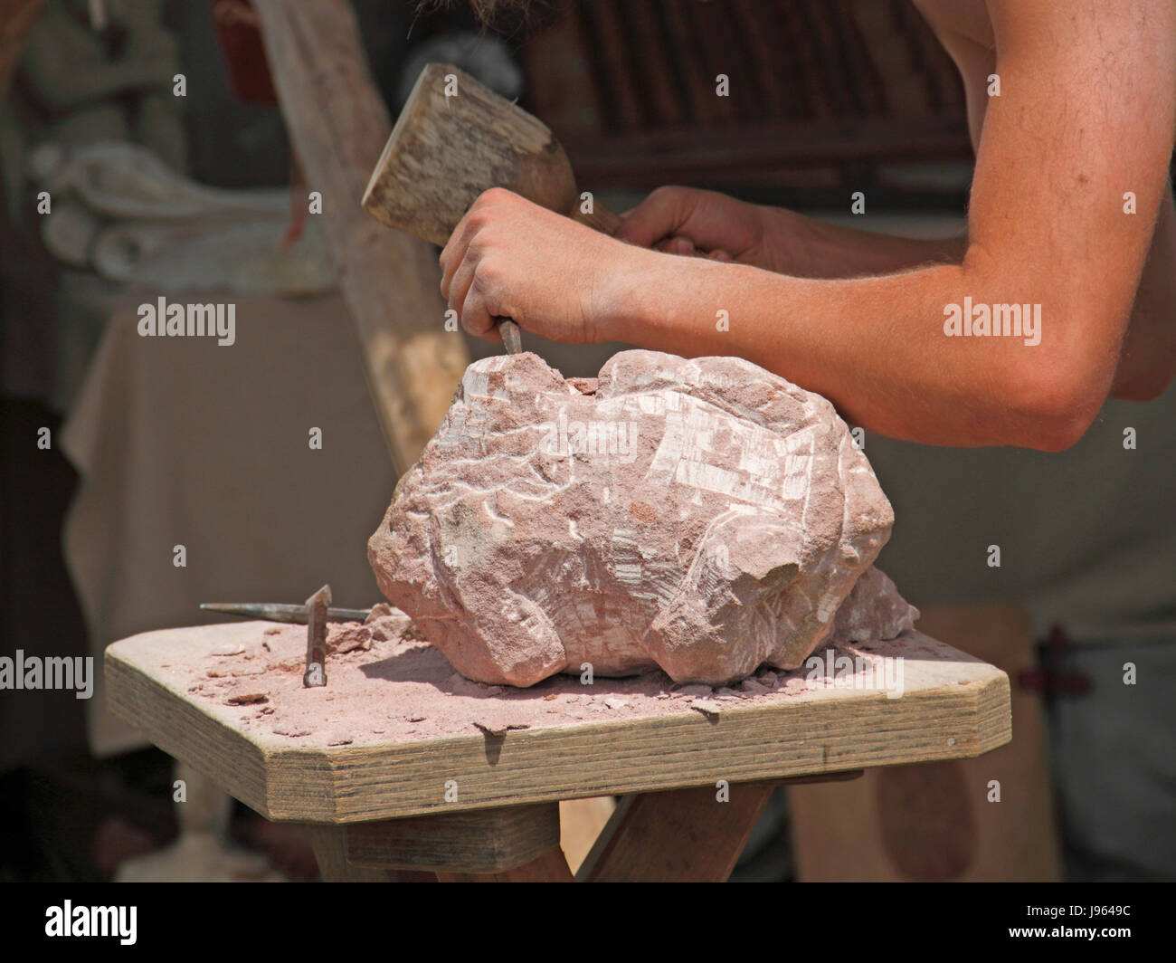 Tailleur de pierre moyen age Banque de photographies et d’images à ...