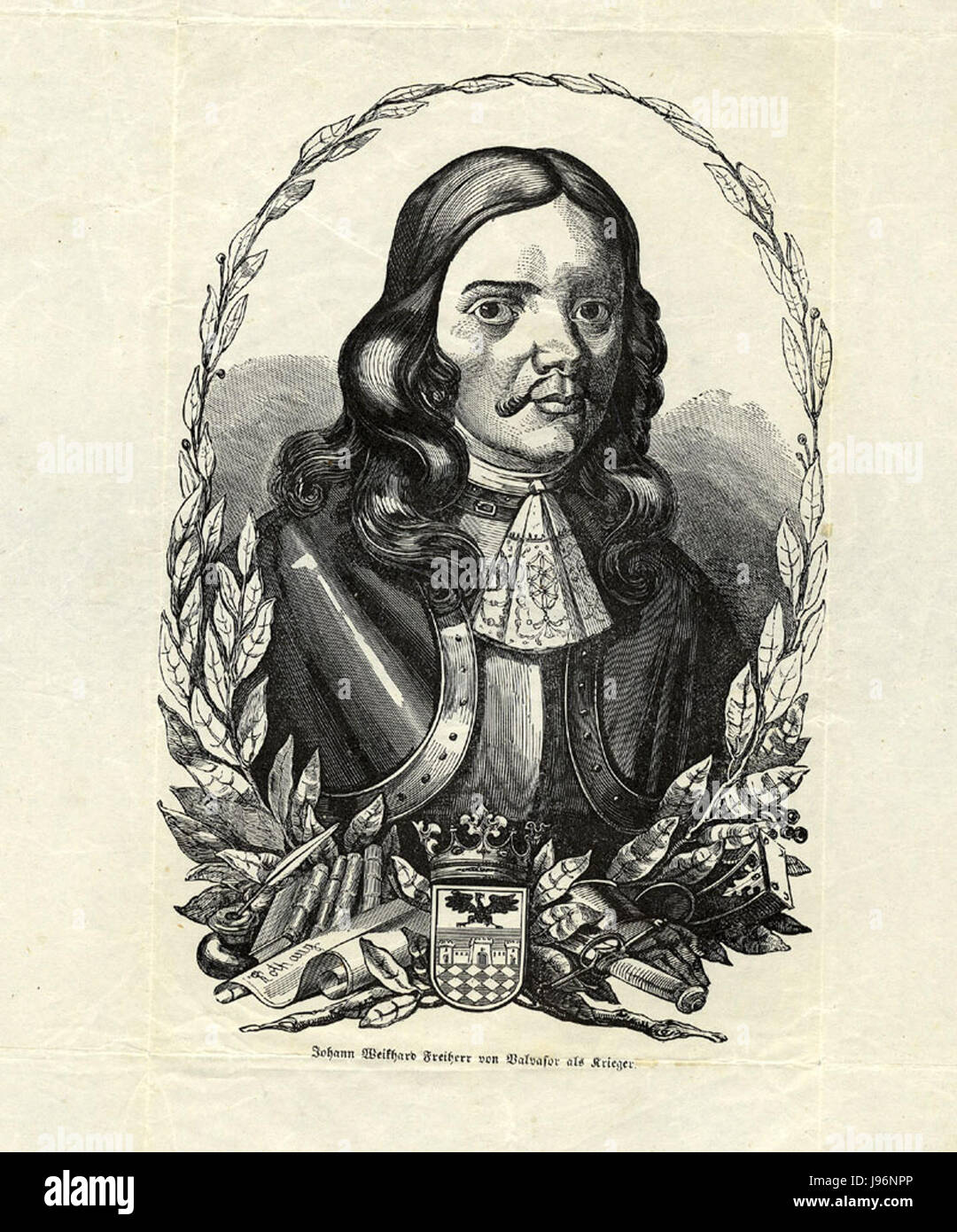 Johann weikhard freiherr von valvasor Banque de photographies et d ...