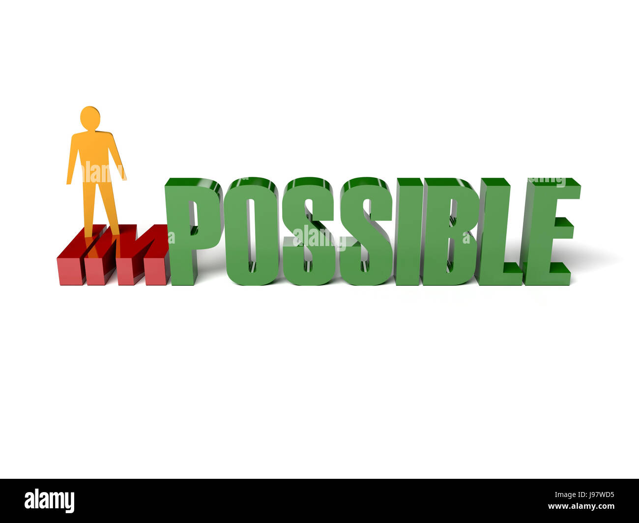 Impossible figure Banque d'images détourées - Alamy