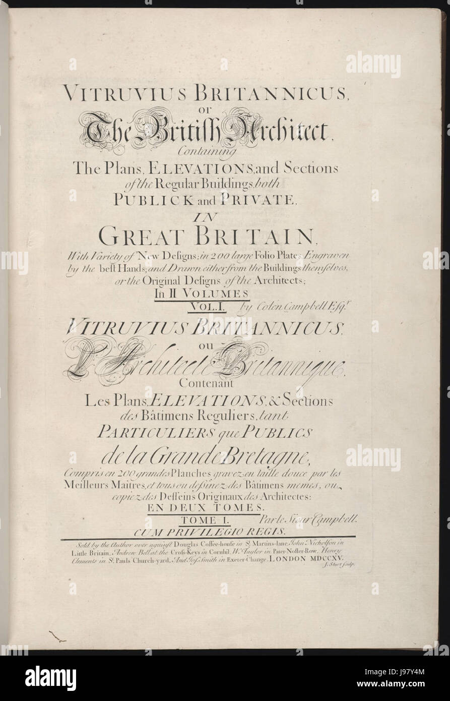 Vitruvius britannicus Banque de photographies et d’images à haute ...