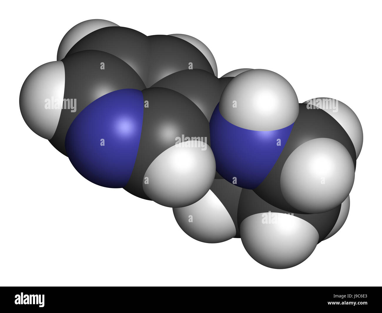 Nicotine 3d molecular model Banque de photographies et d’images à haute ...