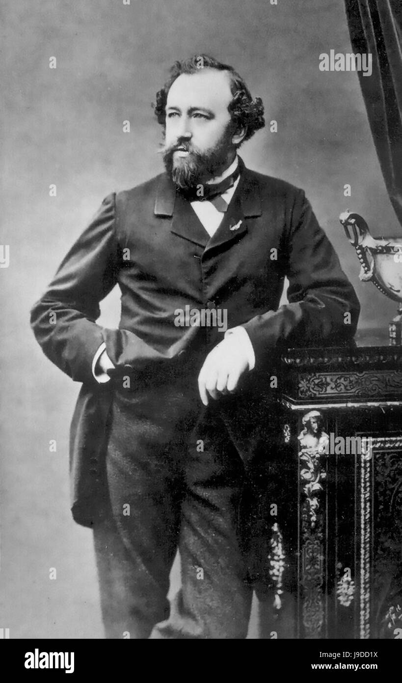 Inventor of the saxophone Banque d'images noir et blanc - Alamy