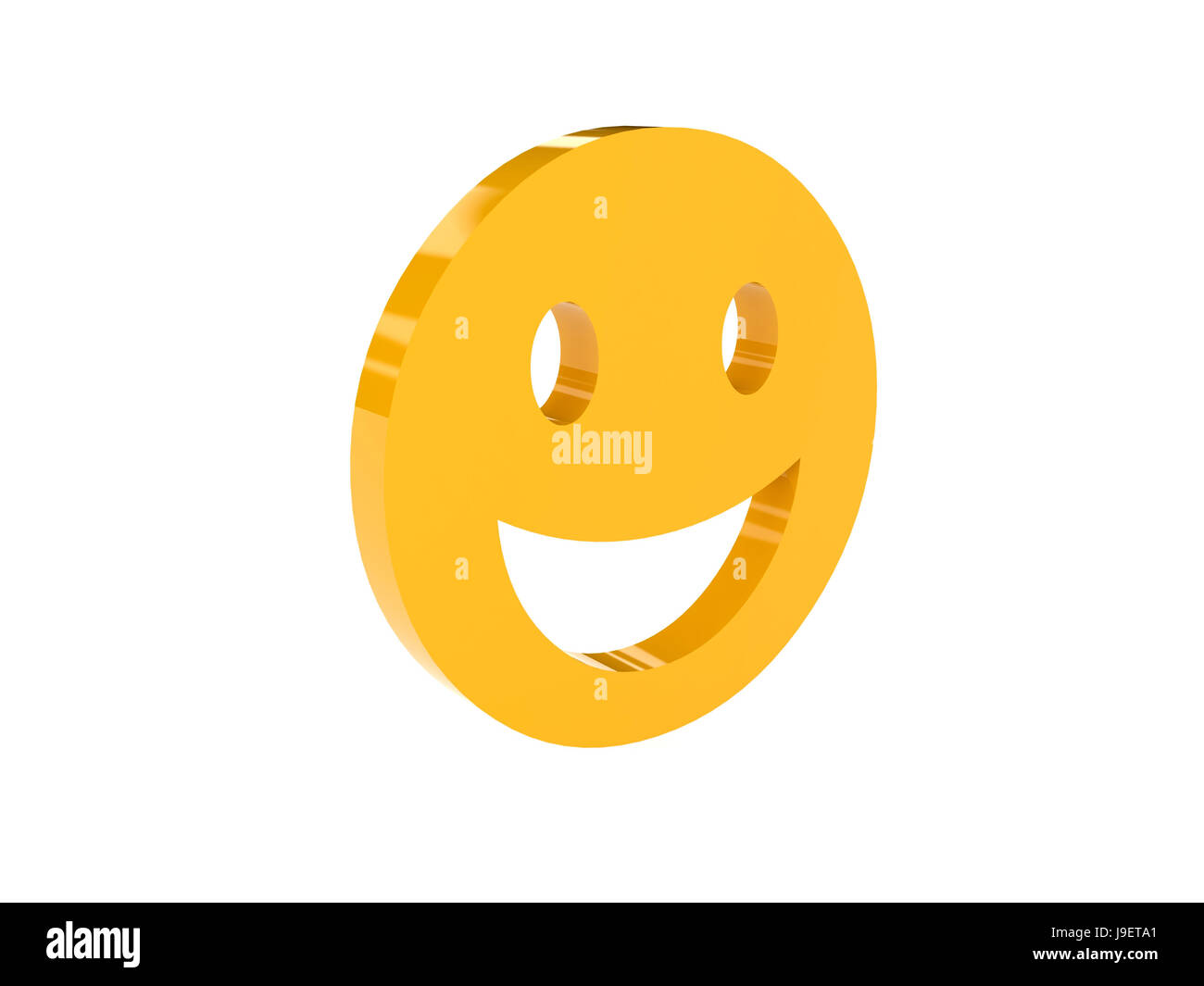 Smiley face icon laughing Banque de photographies et d’images à haute ...