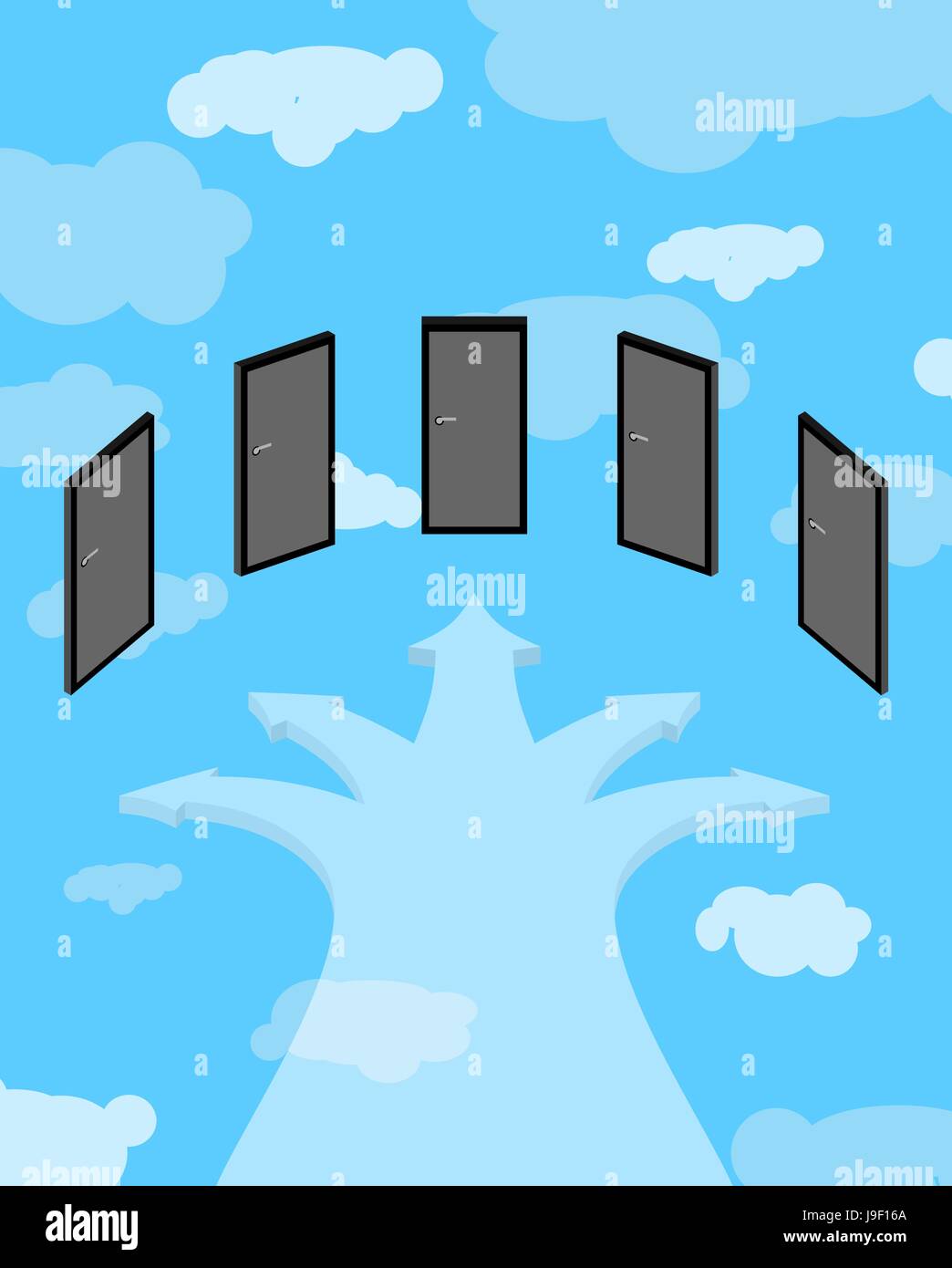 Choisir en toute liberté Banque d'images vectorielles - Alamy