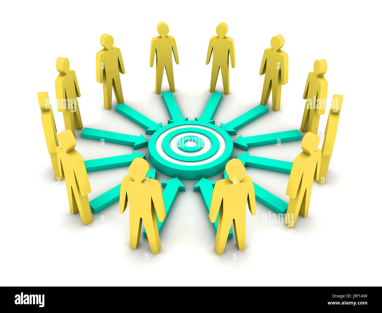 Travailler vers un objectif commun Banque de photographies et d’images ...