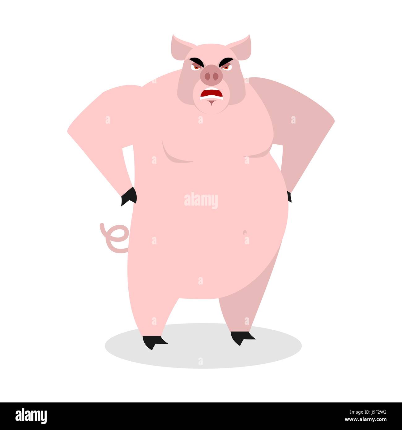 Sanglier sauvage Banque d'images vectorielles - Alamy