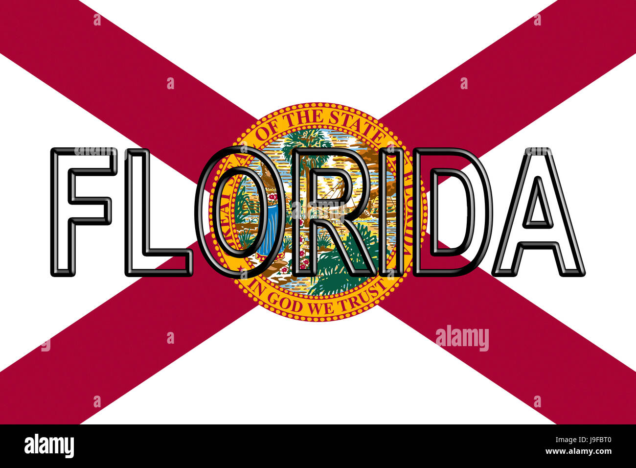 Drapeau de la floride Banque de photographies et d’images à haute ...