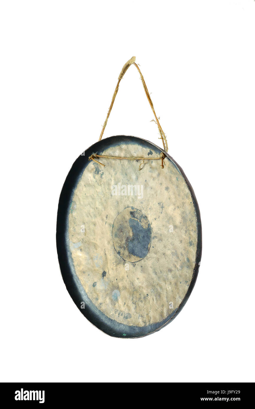 L'image de l'ancien instrument de percussion traditionnel gong.tom-tom ...