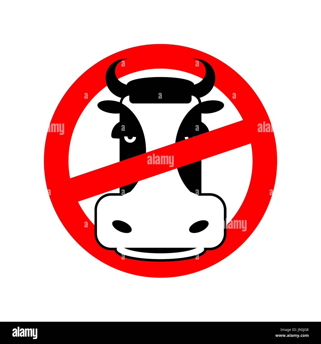 Contre la viande Banque d'images vectorielles - Alamy