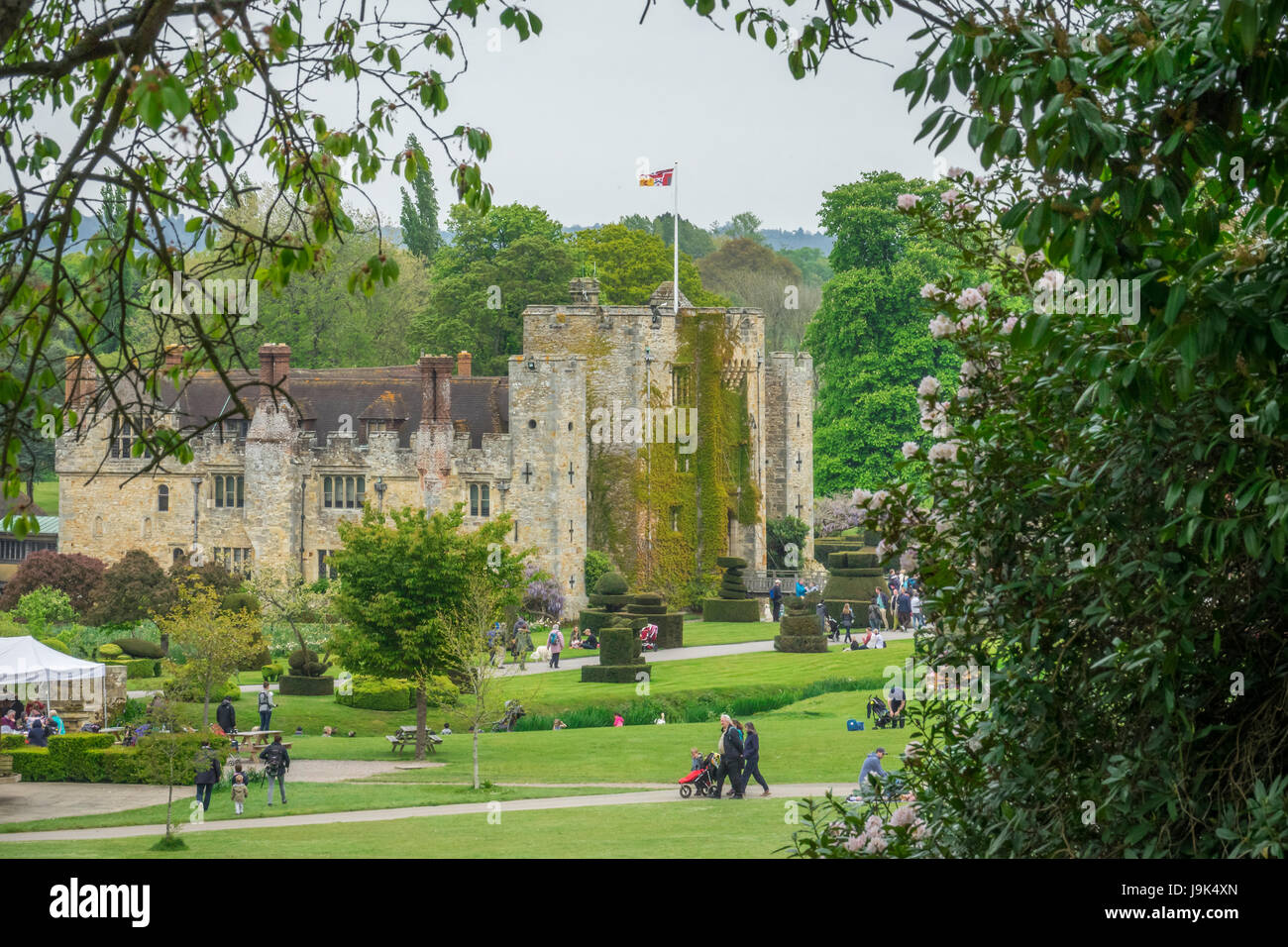 Hever Castle, Angleterre - Avril 2017 : le château de Hever situé dans ...