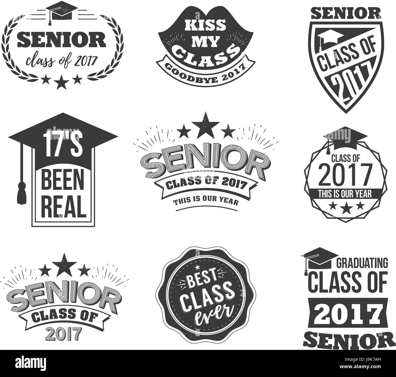 Symbole de chapeau de graduation et signes de graduation universitaire ...