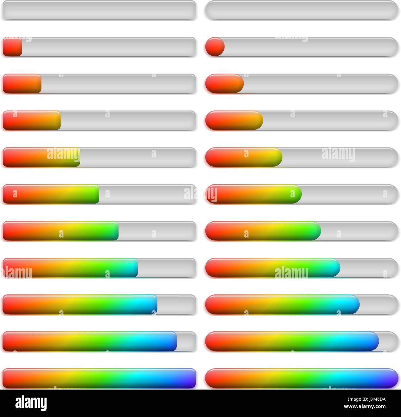 Barres longues Banque d'images vectorielles - Alamy