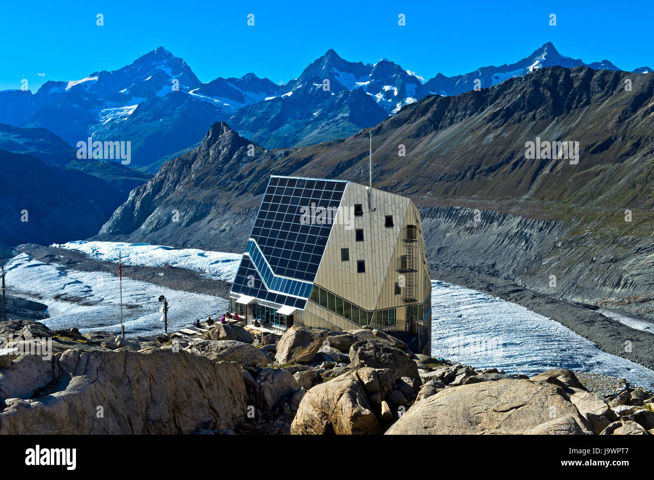 Monte rosa hutte Banque de photographies et d’images à haute résolution ...