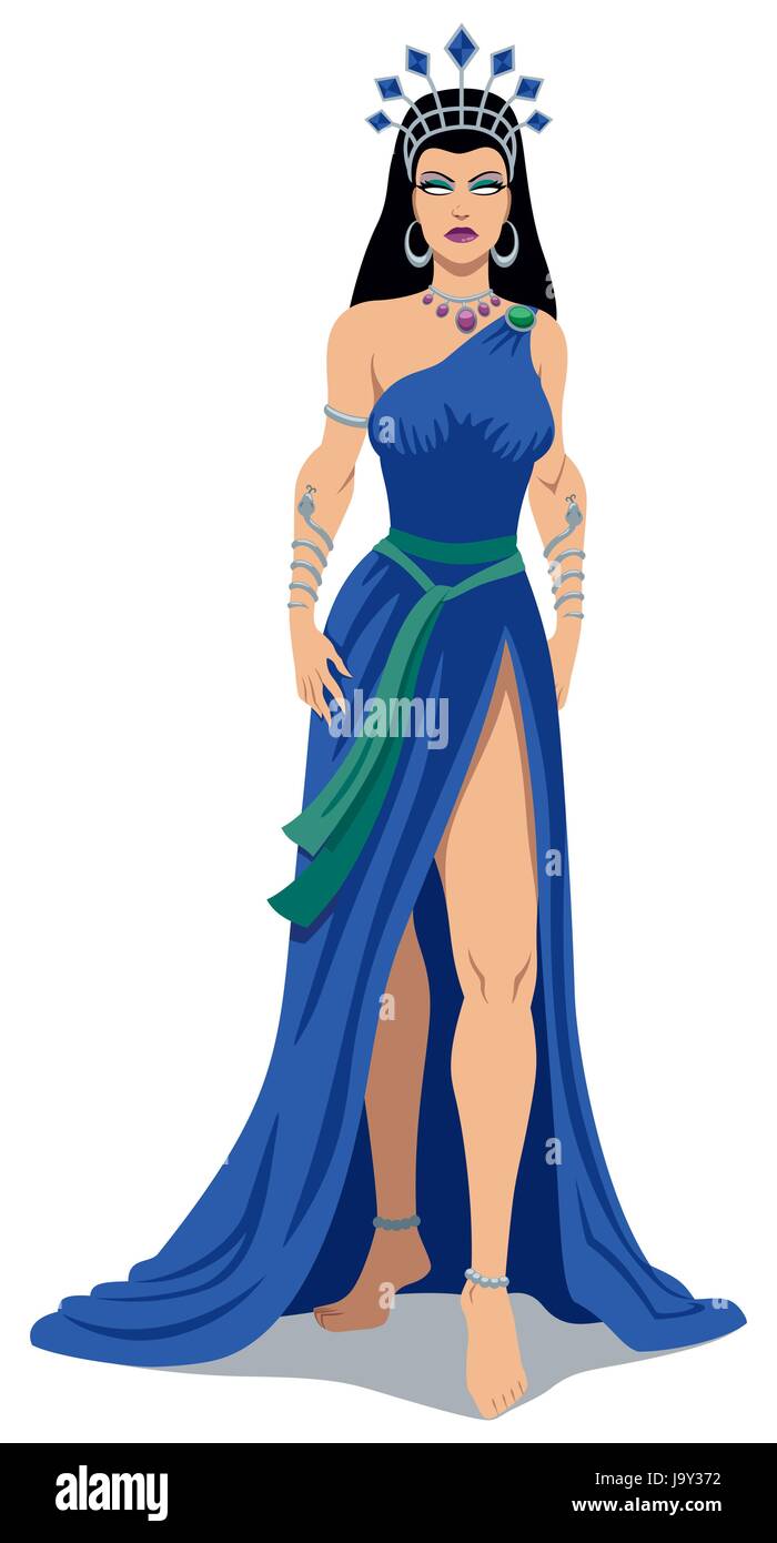 Déesse hera Banque d'images vectorielles - Alamy