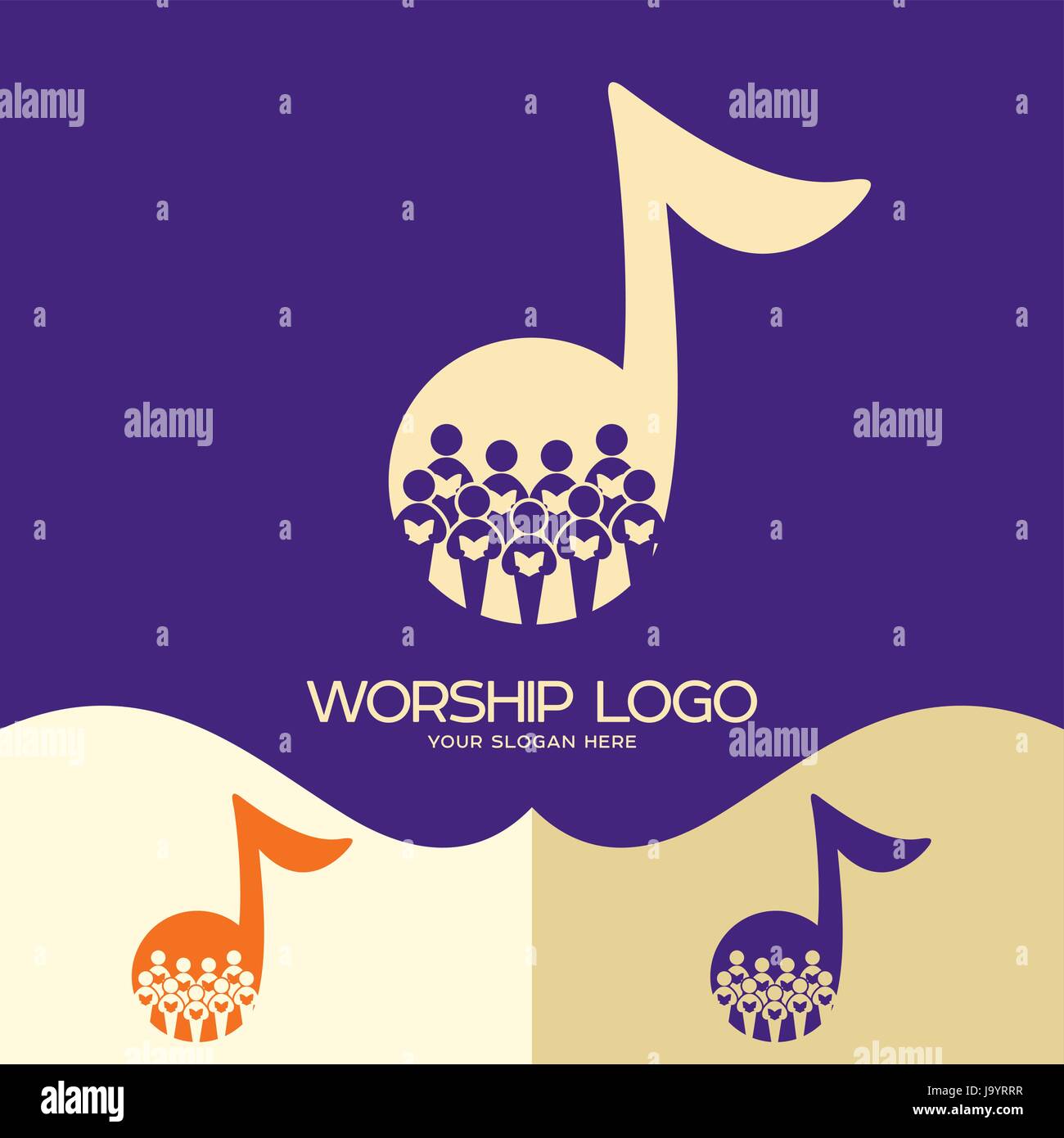 Chorale logo Banque de photographies et d’images à haute résolution - Alamy