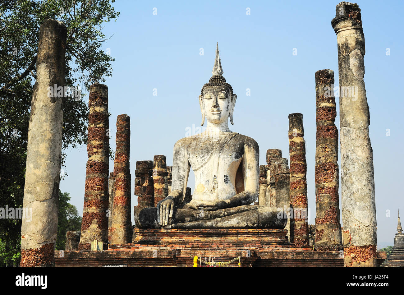 Billet, architectural, temple, monument, de la culture, célèbre, statue ...