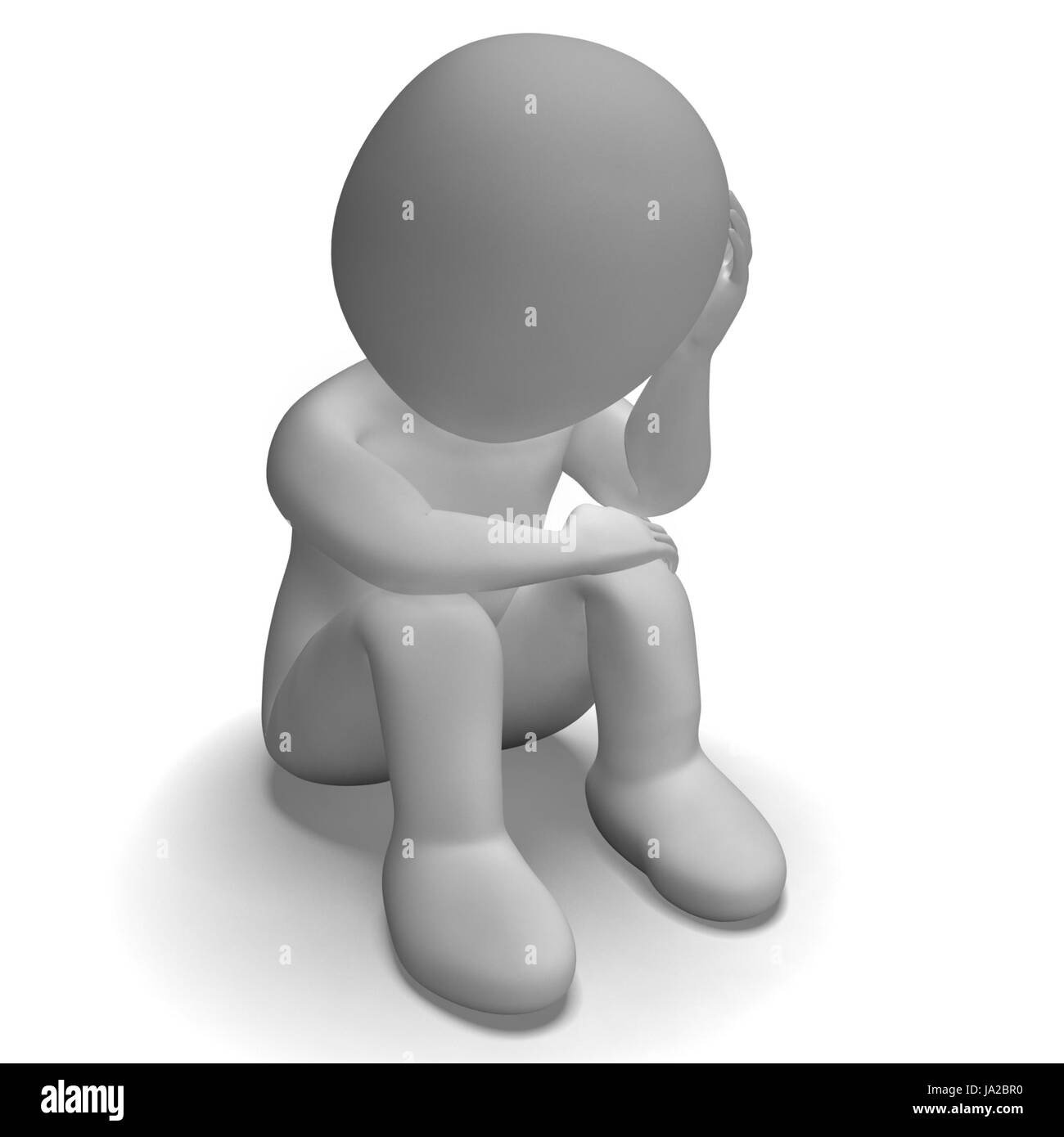 Triste, personne, de frustration, de deuil, de tristesse, tristesse ...