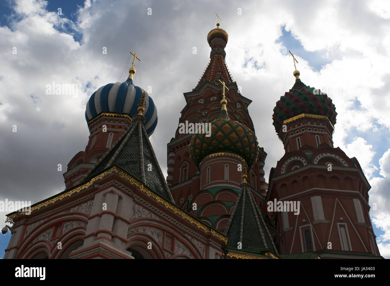 Moscou, Russie : vue de la cathédrale de Saint Basil, la célèbre église ...