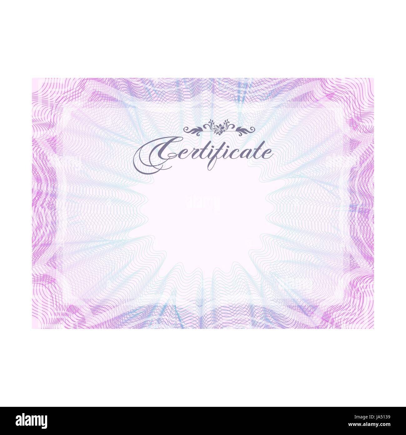 Vector official certificate template Banque de photographies et d ...