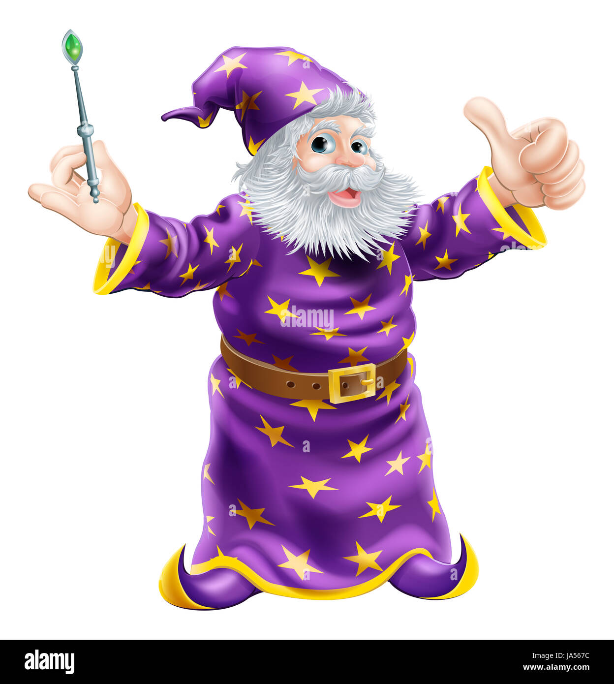 Merlin magicien dessin Banque de photographies et d’images à haute ...