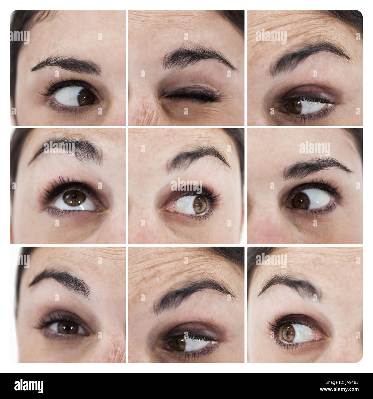 Yeux qui louchent Banque d'images détourées - Alamy