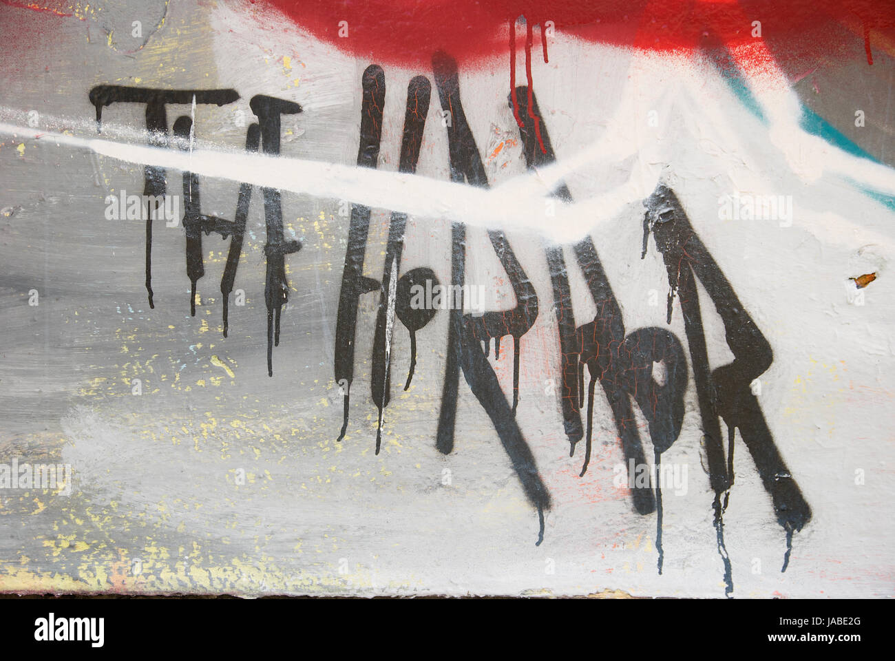 Horror graffiti Banque de photographies et d’images à haute résolution ...