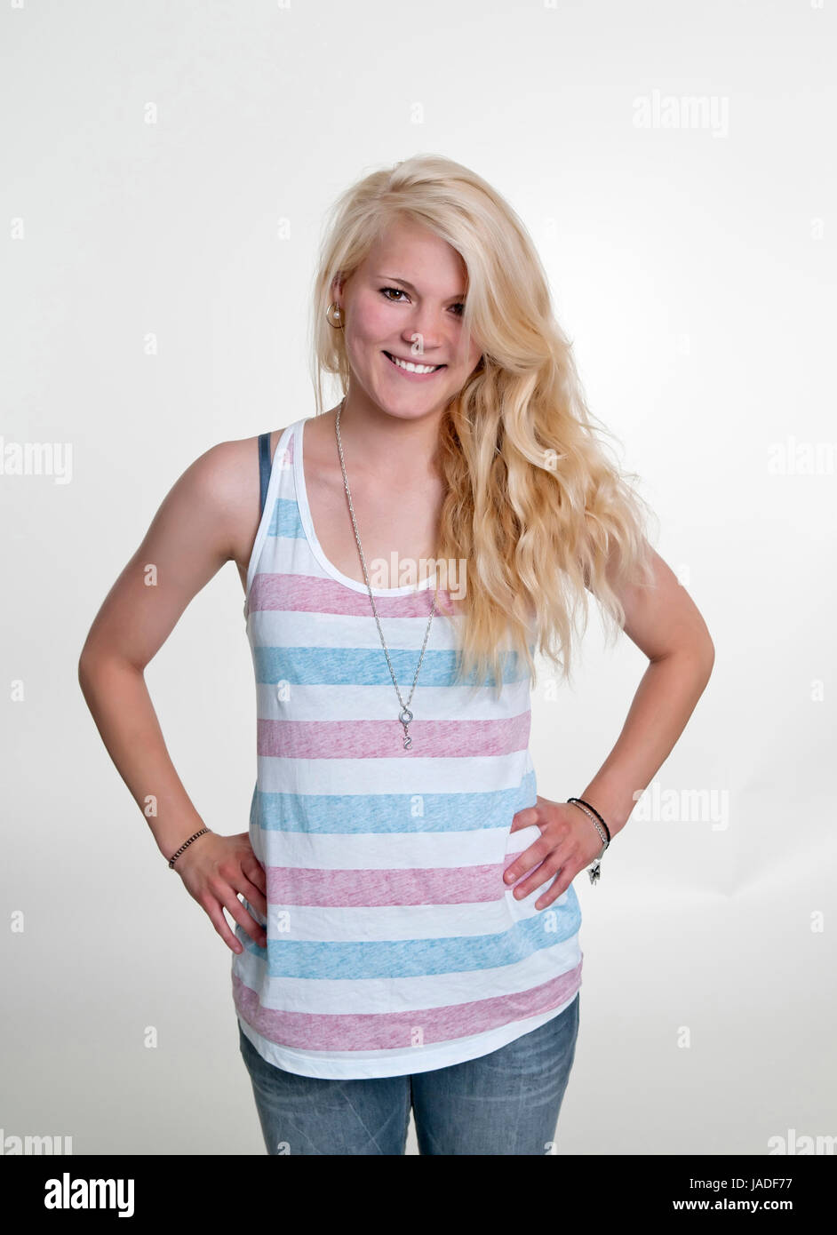 Frohliches madchen Banque de photographies et d’images à haute ...