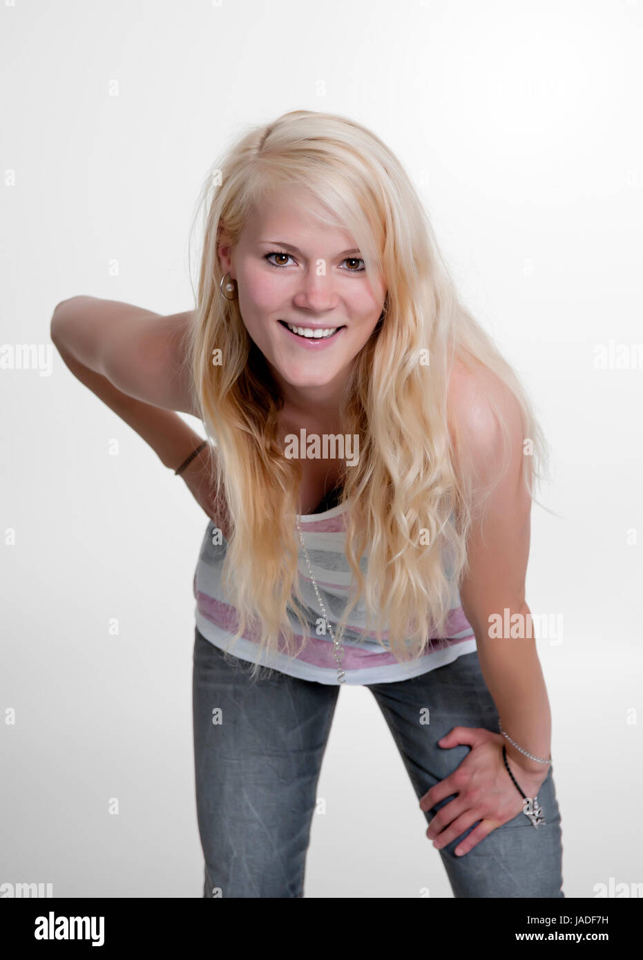 Frohliches madchen Banque de photographies et d’images à haute ...