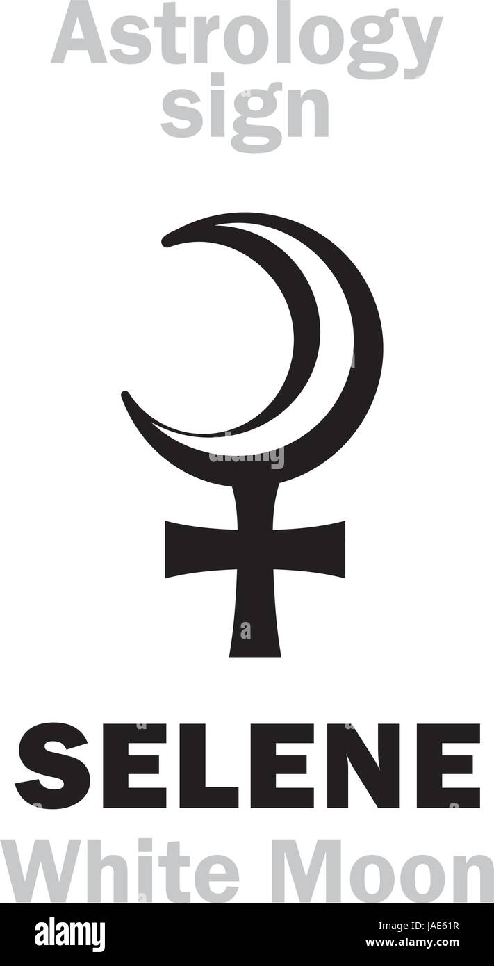 Alphabet d'astrologie : SELENE (lune blanche), lune fictive, périgée ...