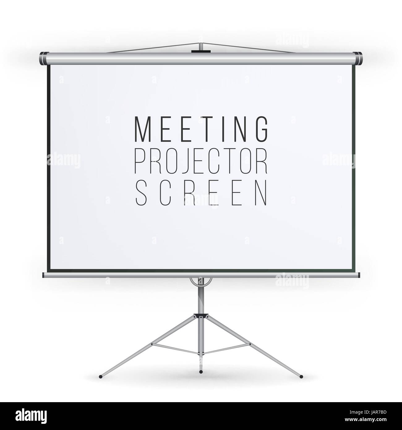 Ecran de projection réunion vecteur. Présentation Bblank Tableau blanc ...