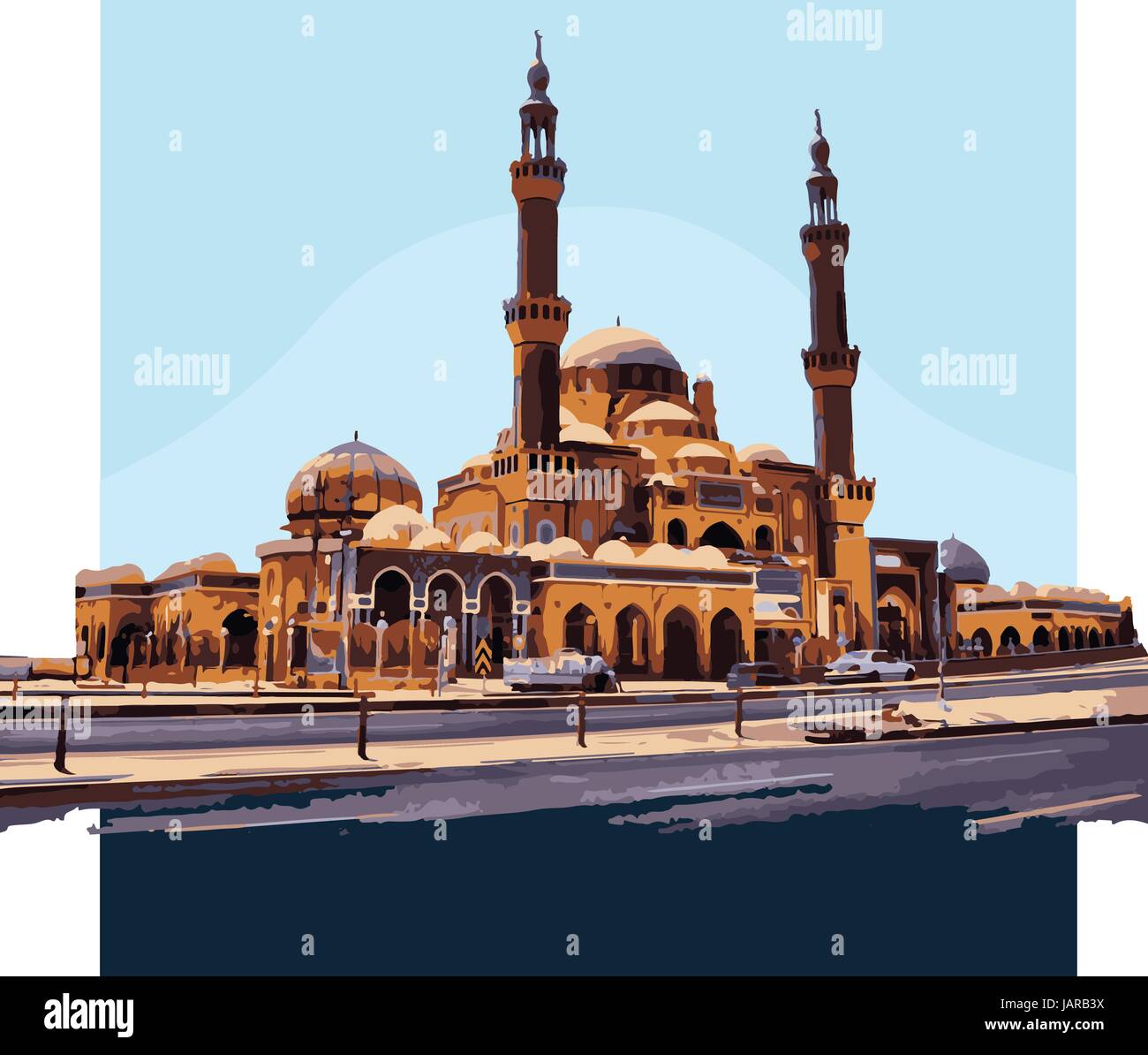 L'architecture islamique mosquée Jalil Khayat à Erbil la capitale de la ...