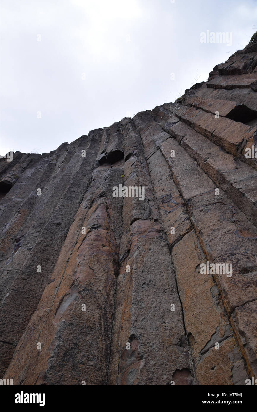 Colonnes de lave basaltique géologique historique de Porto Santo ...