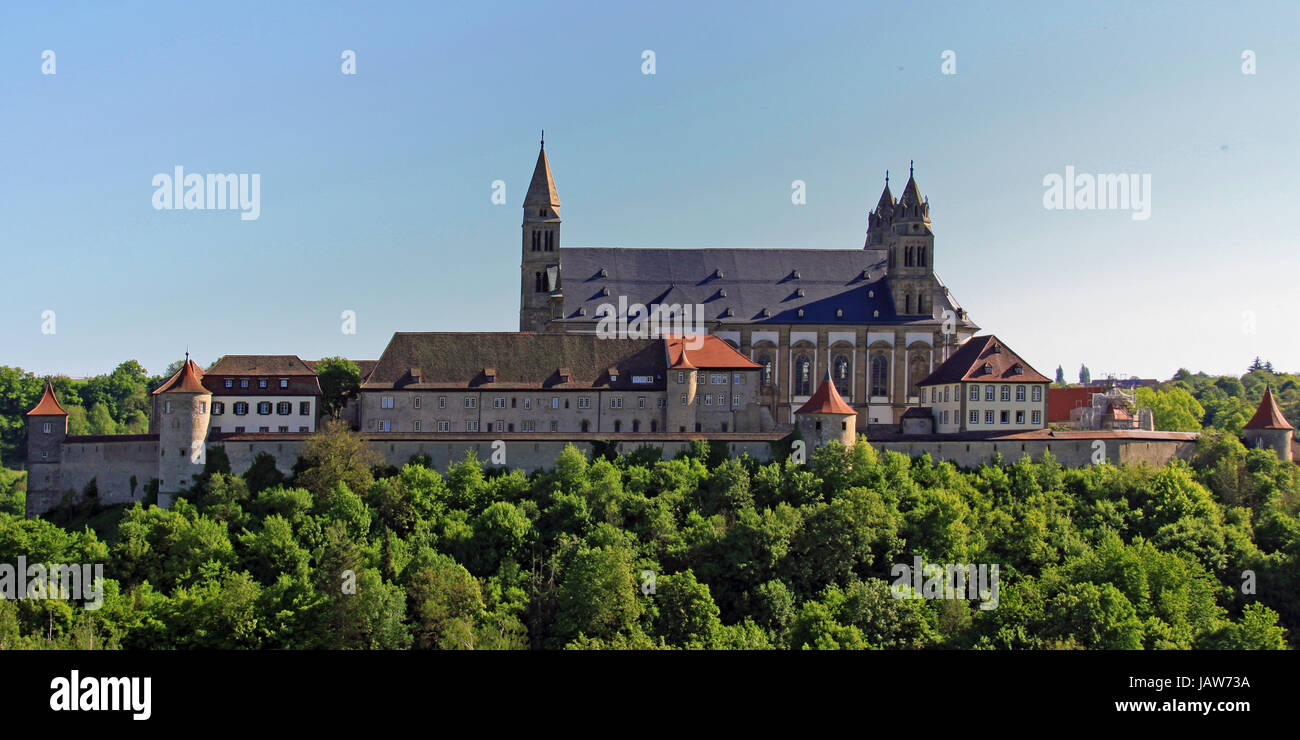 Comburg castle Banque de photographies et d’images à haute résolution ...