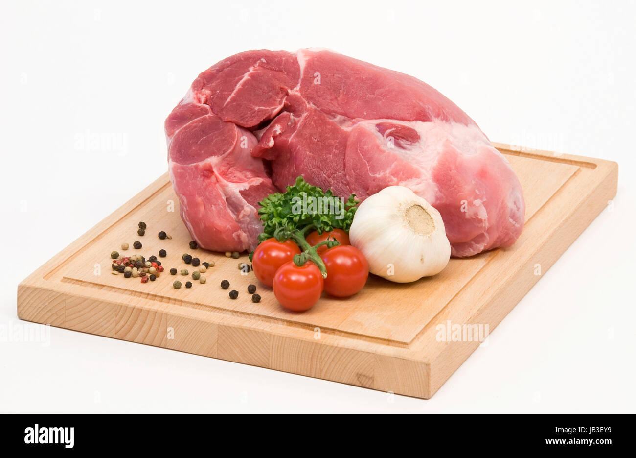Viande de porc cru Photo Stock - Alamy