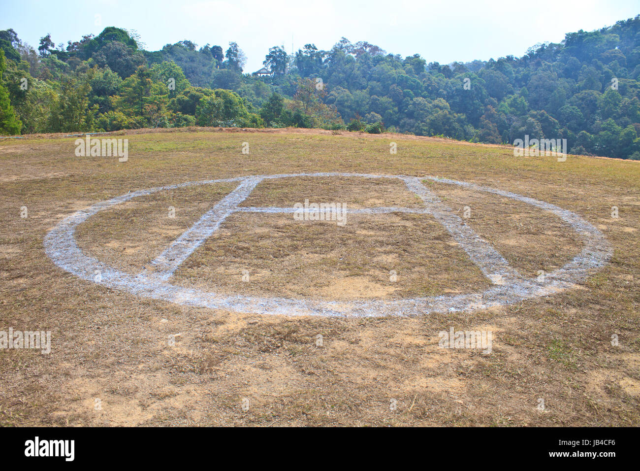 Heliport landing place helipad Banque de photographies et d’images à ...