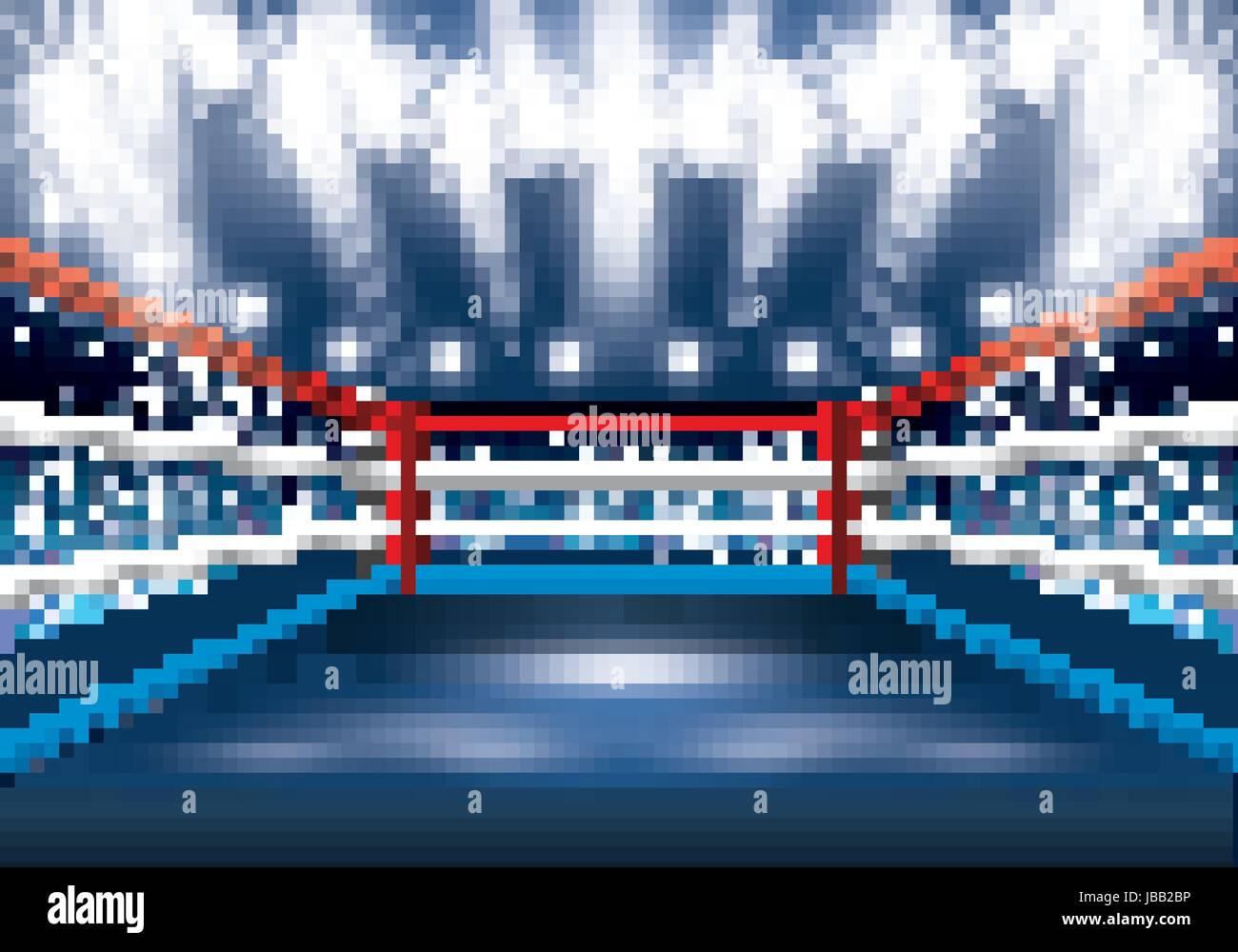 Boxing ropes Banque d'images vectorielles - Alamy