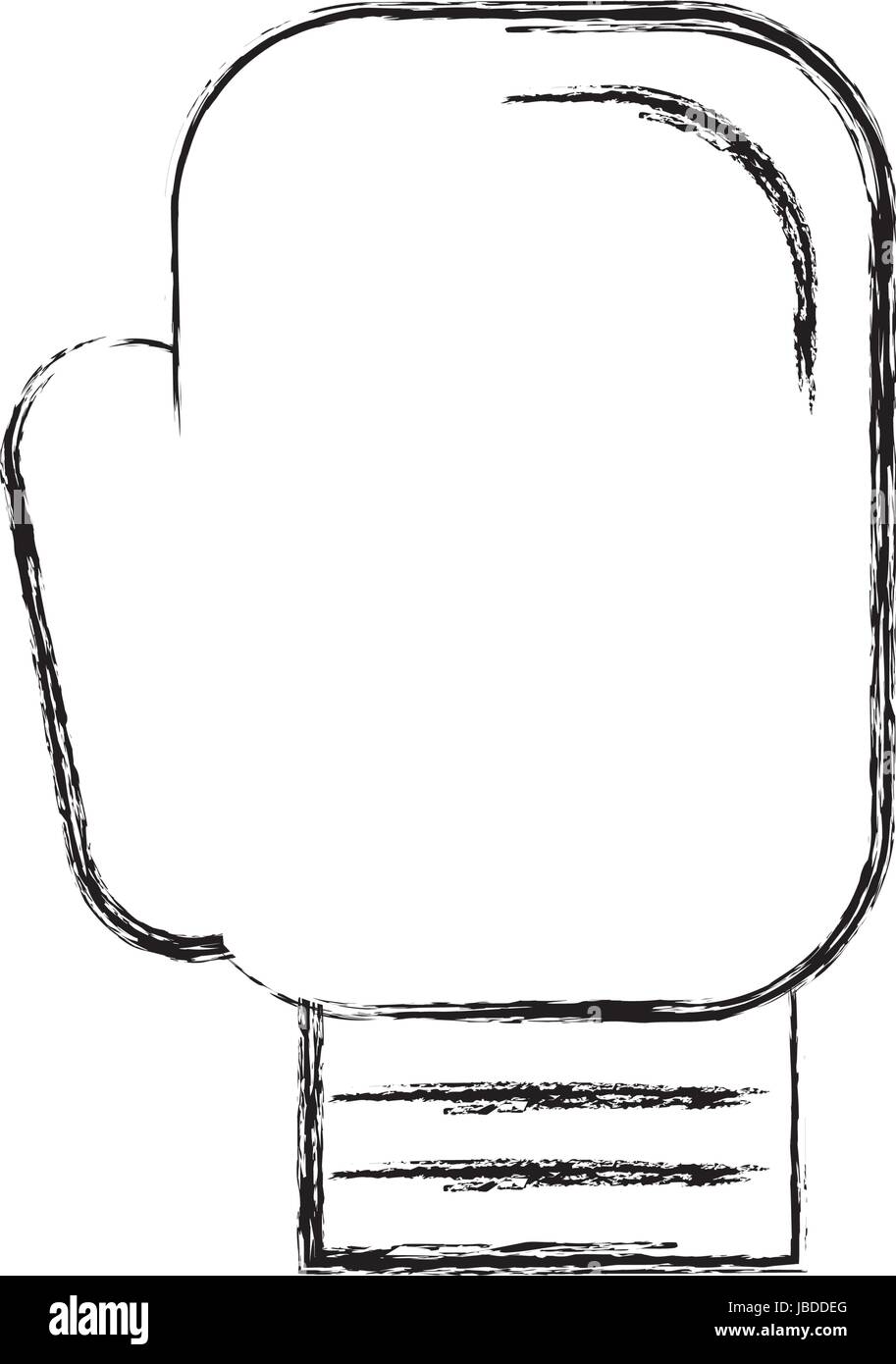 Dessiner croquis dessin gant Boxin Image Vectorielle Stock - Alamy