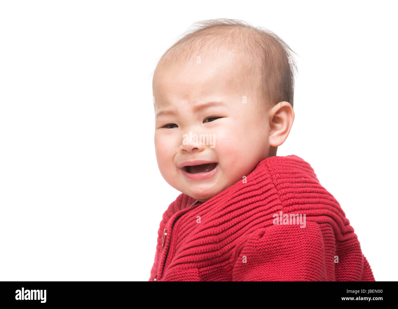 Chinese baby crying red Banque de photographies et d’images à haute ...