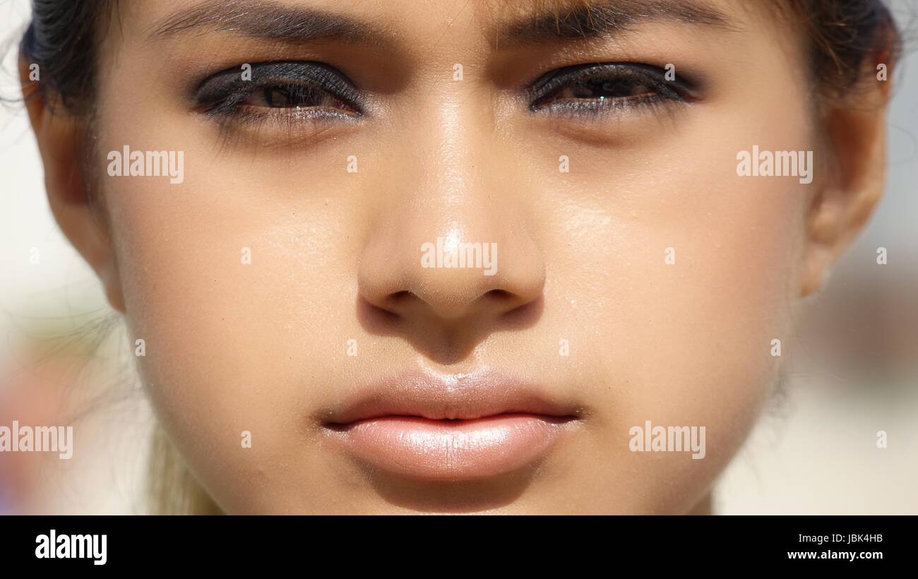 Joli visage de fille Banque de photographies et d’images à haute ...