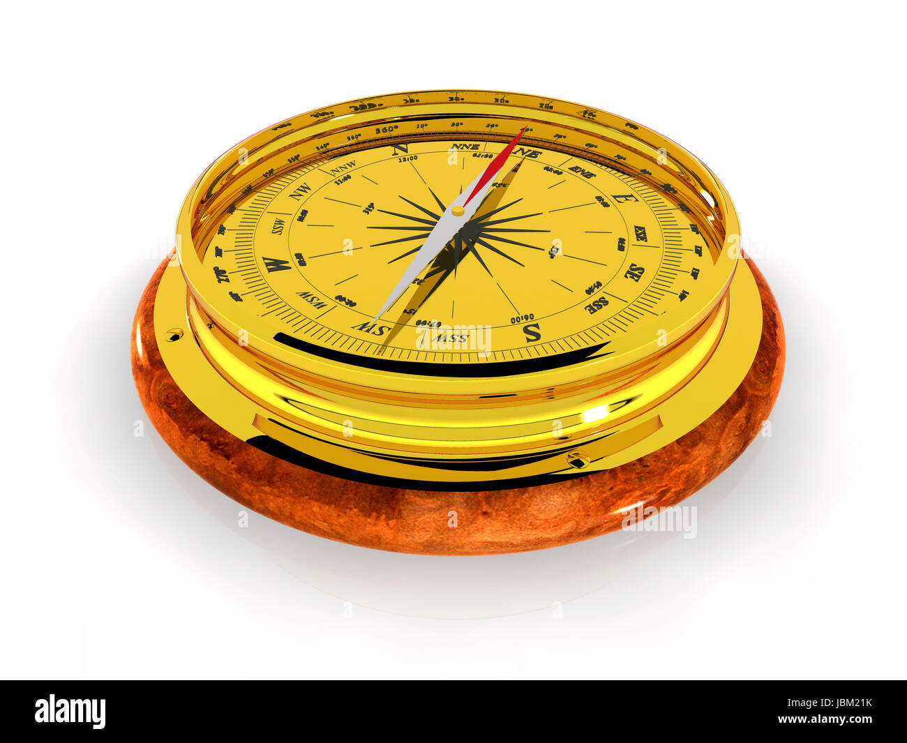 Aiguille de boussole 3d Banque d'images détourées - Alamy